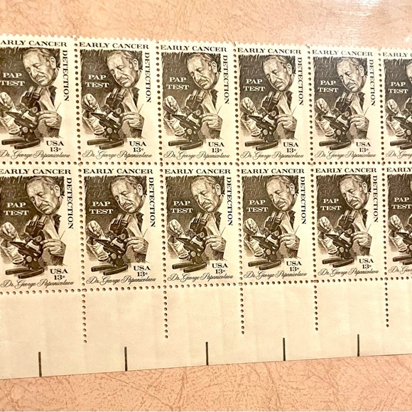 USPS | Office | Fight Cancer With Pap Stamps 2 Pc Sheet | Poshmark
